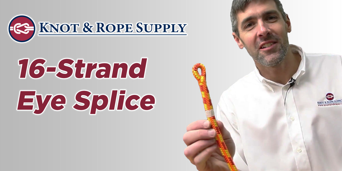 16-Strand Eye Splice — Knot & Rope Supply