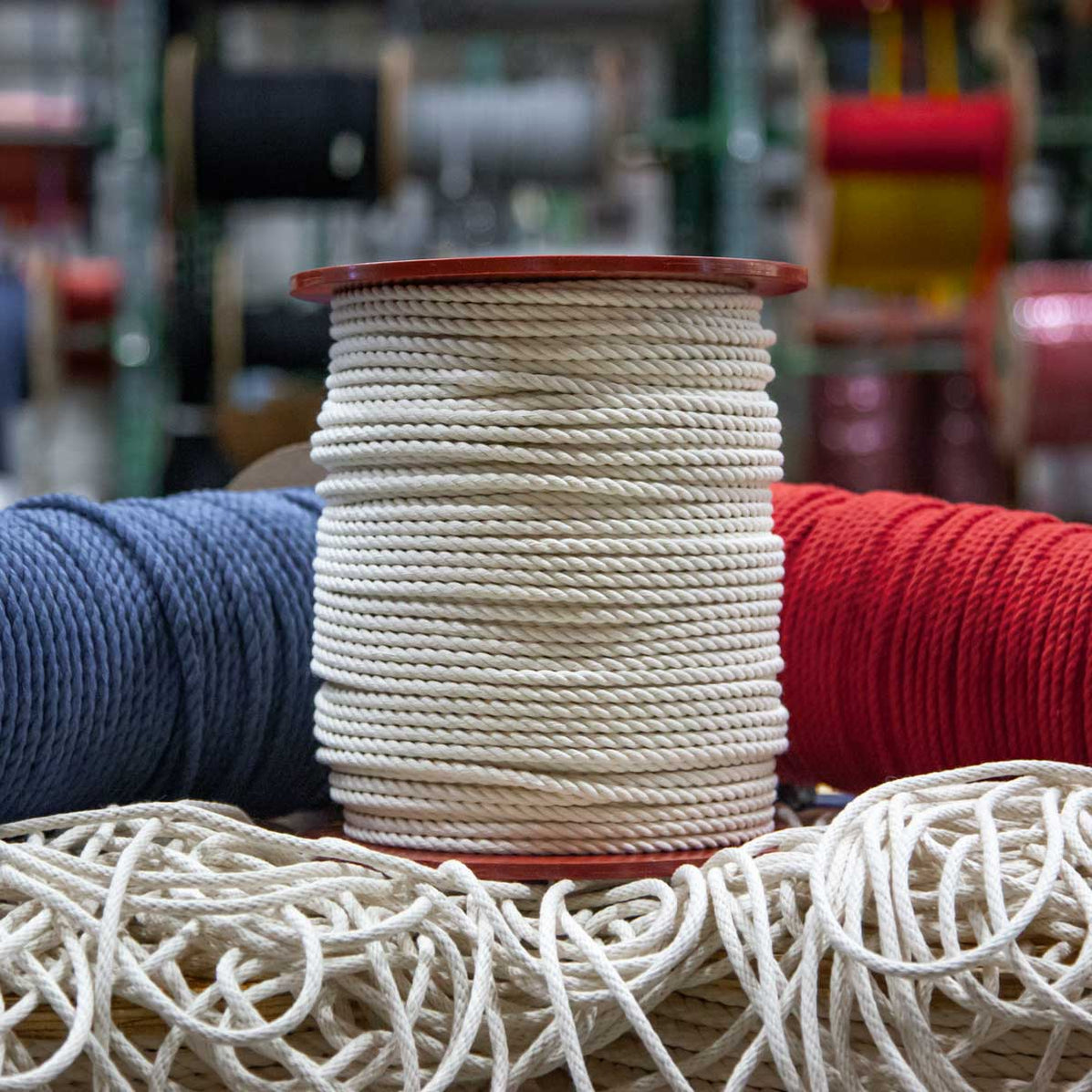3/16" 3 Strand Cotton — Knot & Rope Supply
