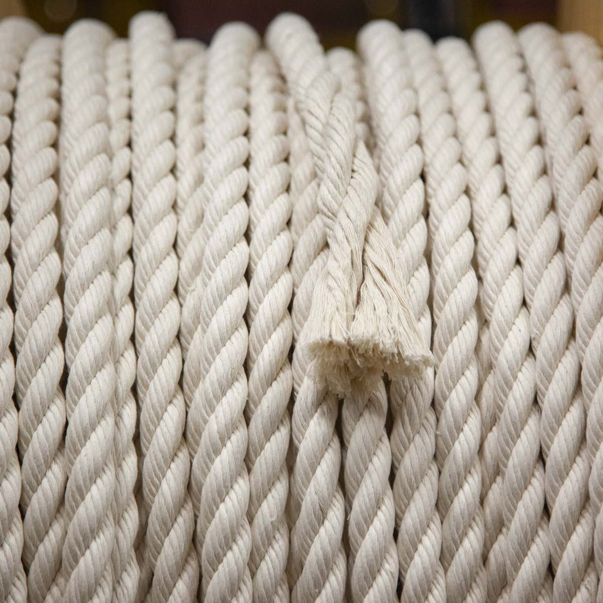 3/4" 3-Strand Cotton — Knot & Rope Supply