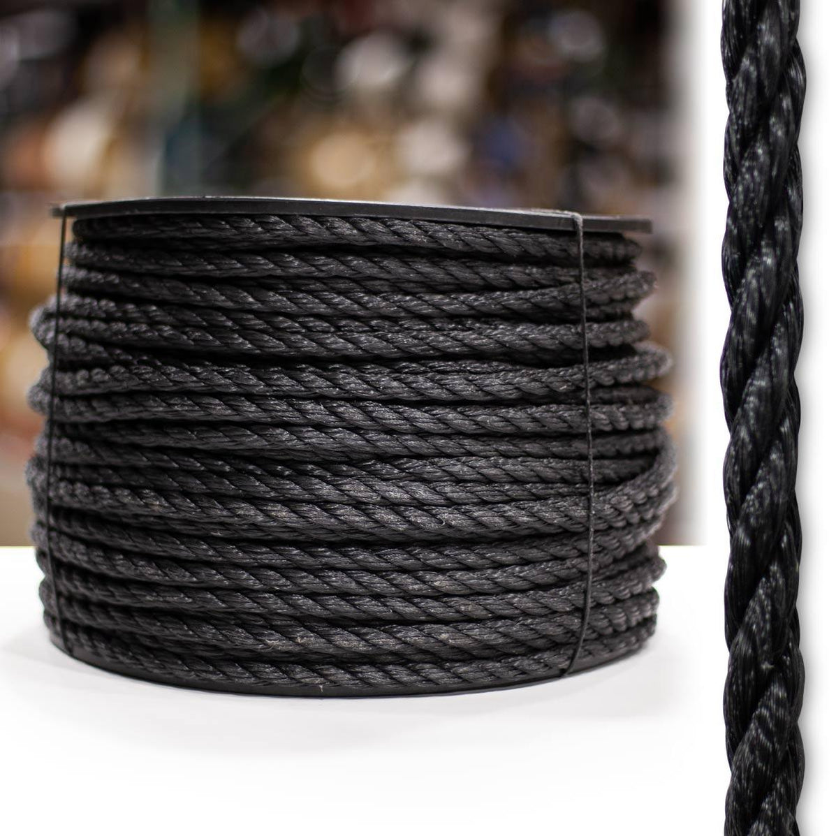3-Strand Polypropylene - Black — Knot & Rope Supply