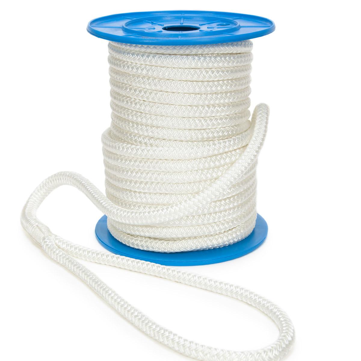 1/2" Double Braid Polyester Dock Lines -100' — Knot & Rope Supply
