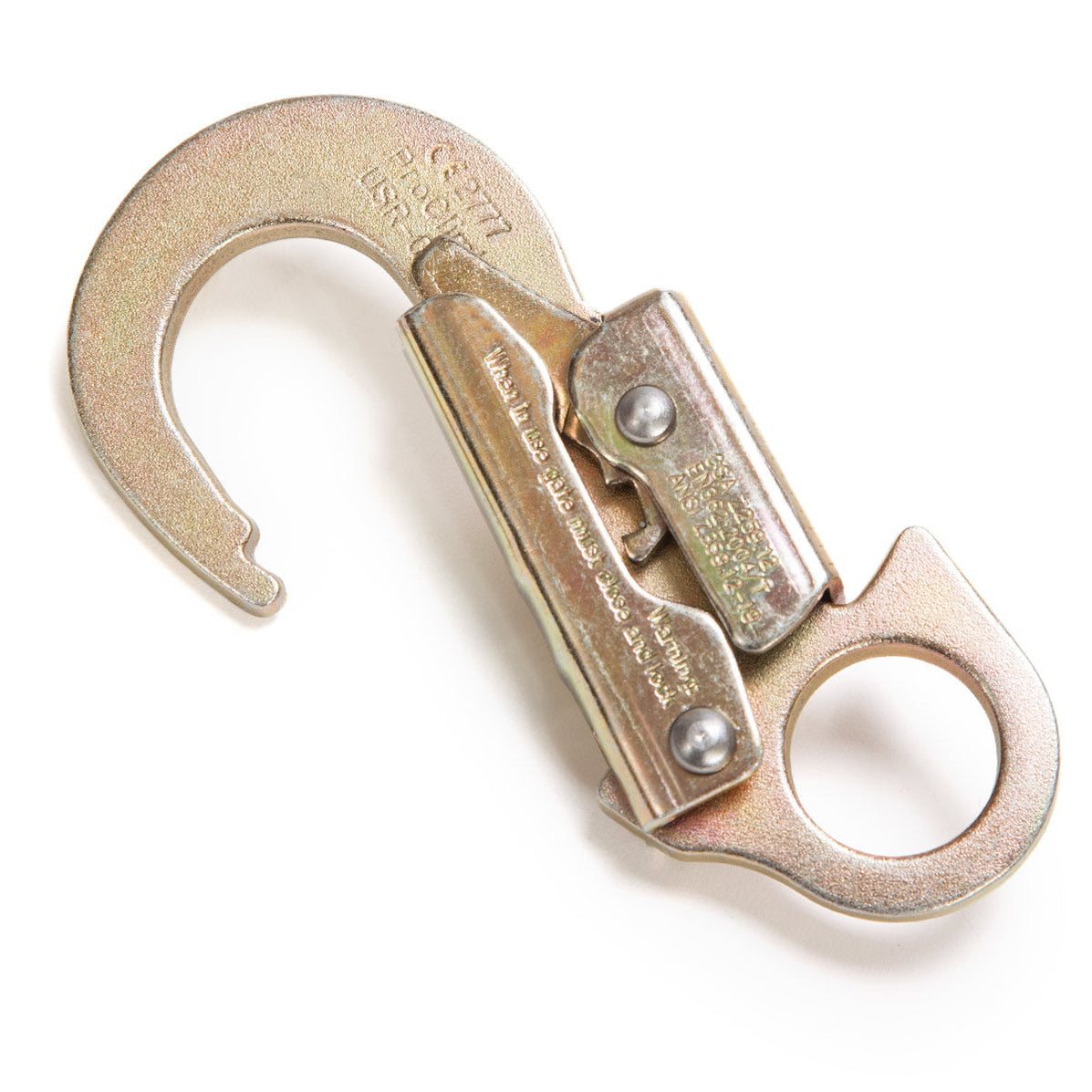 Small Safety Snap - Steel ANSI — Knot & Rope Supply