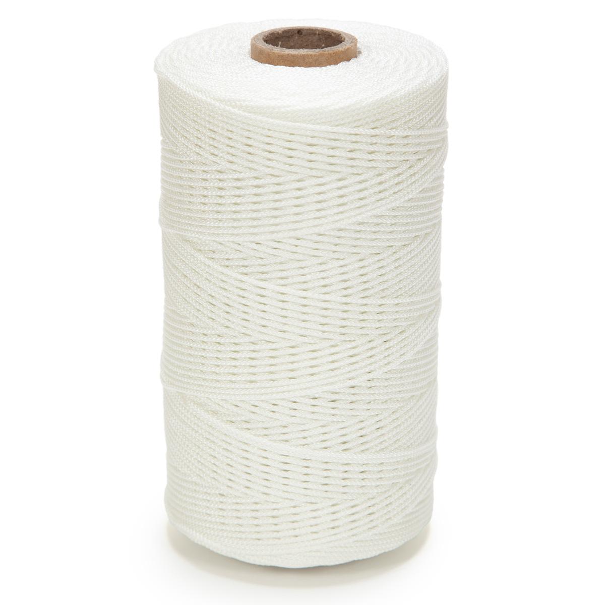 #18 Braided Nylon Seine Twine - 1000' White — Knot & Rope Supply