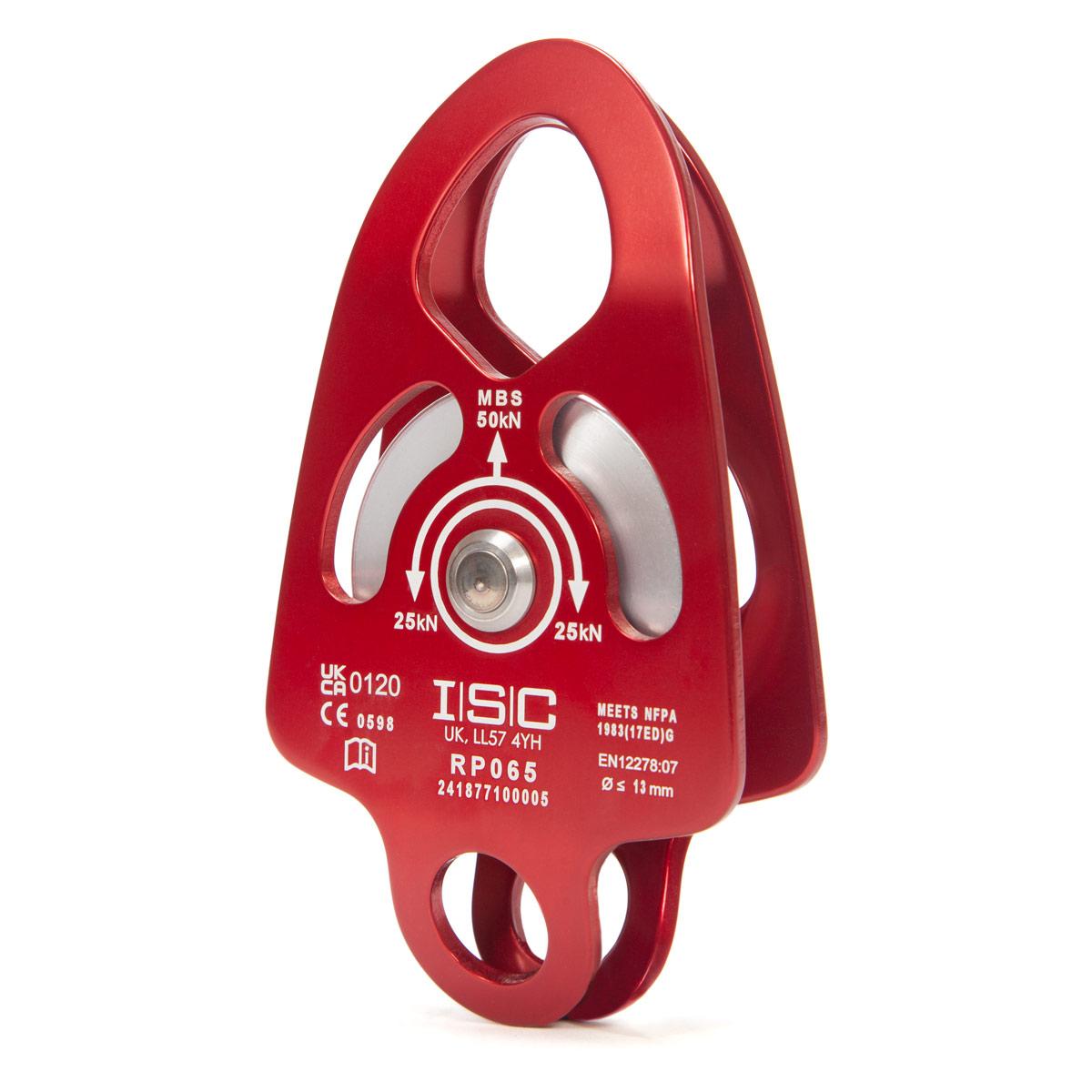 Medium Single Pulley with Load Becket- ISC — Knot & Rope Supply