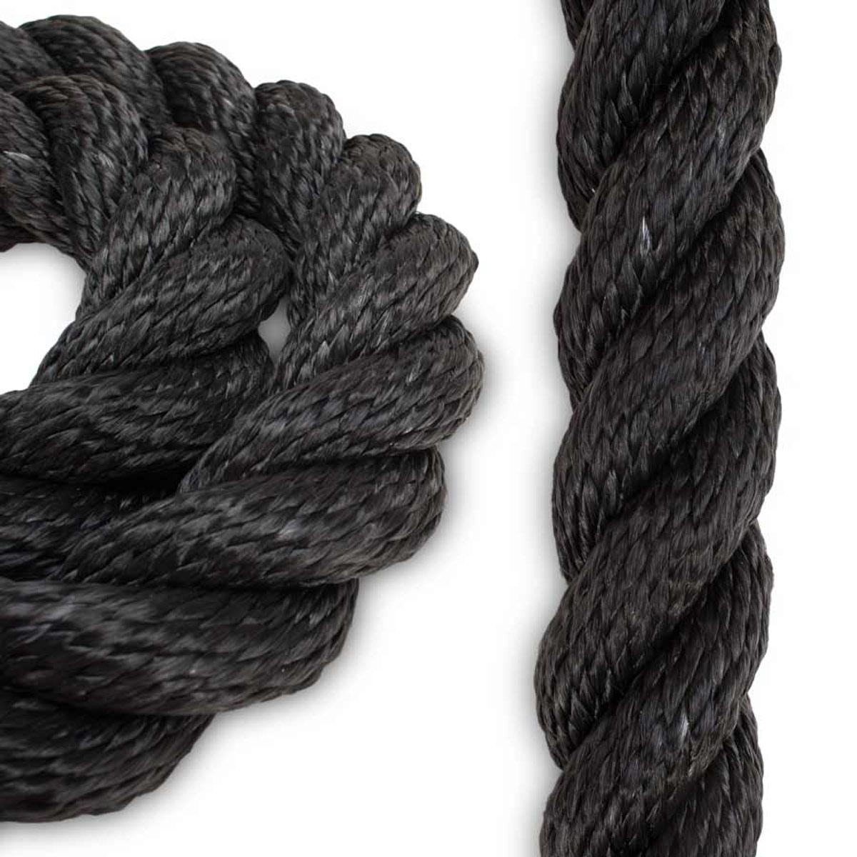 1 1/2" Polyester Combo - Black — Knot & Rope Supply