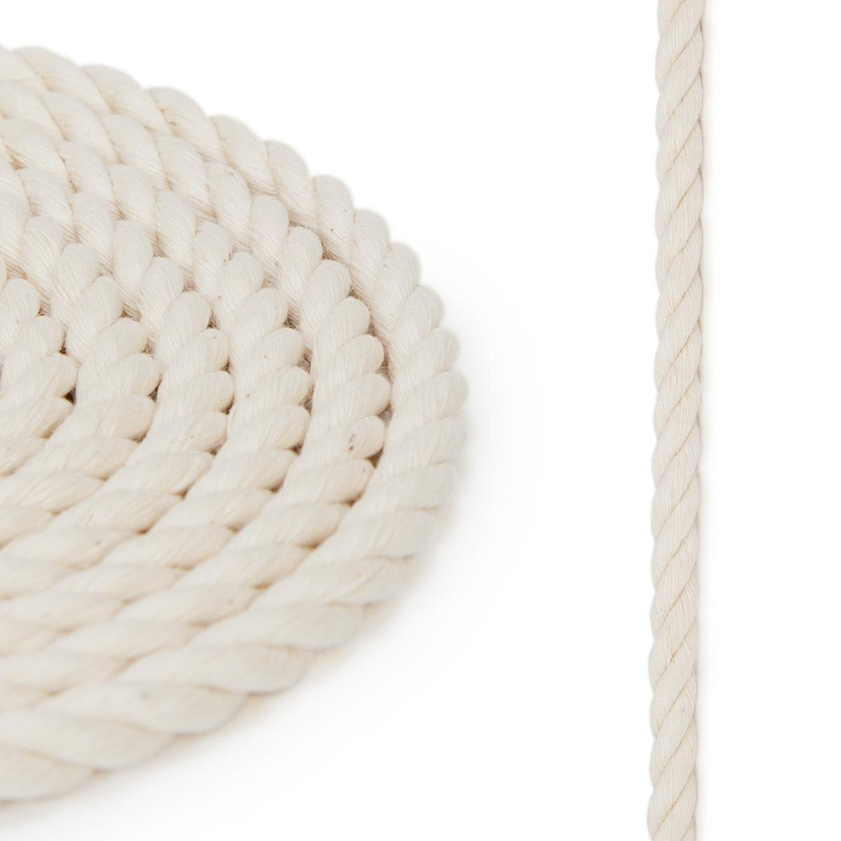 3/16" 3 Strand Cotton — Knot & Rope Supply
