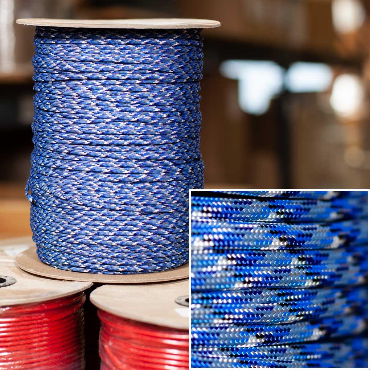 550 Paracord in Bucky Blue Camo — Knot & Rope Supply
