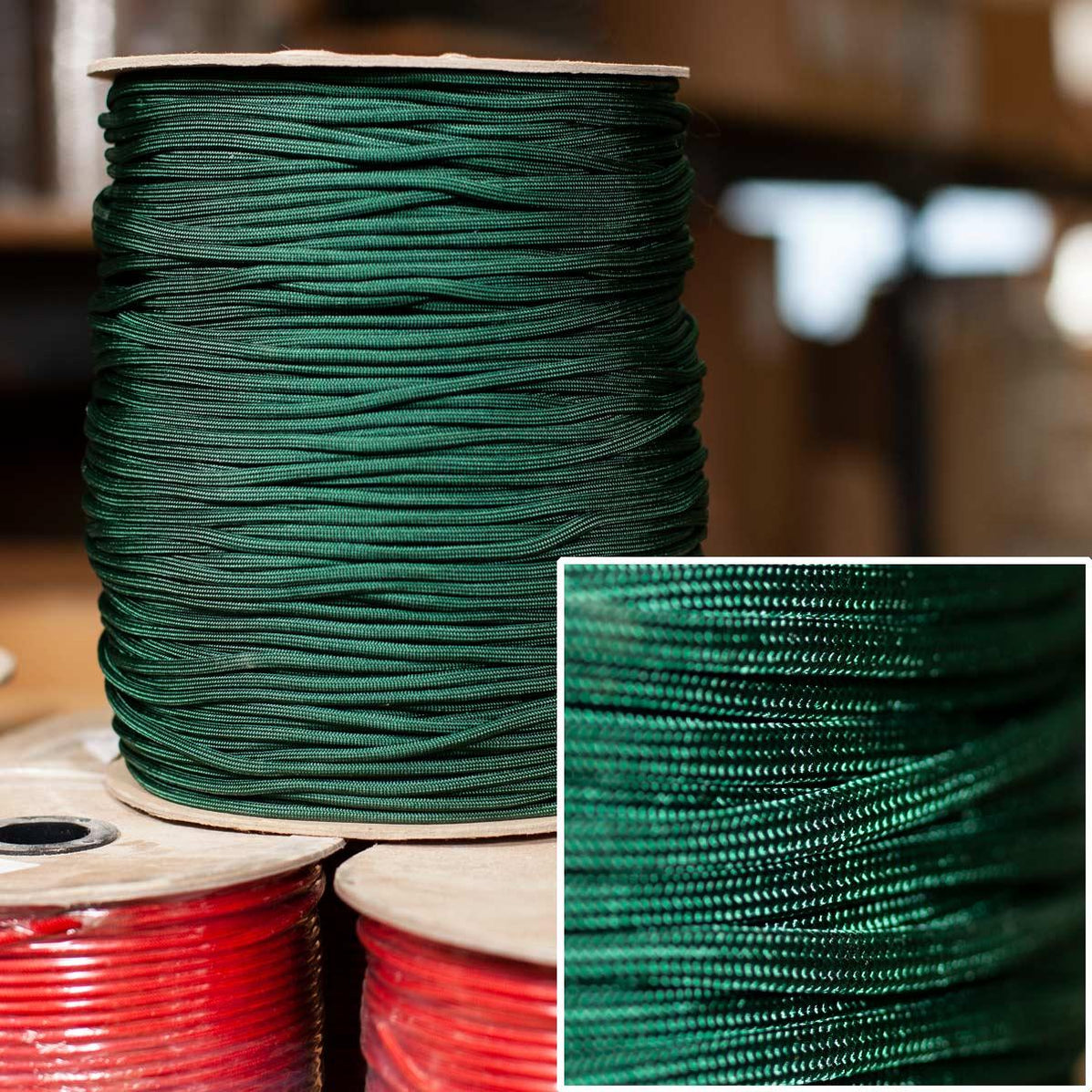 550 Paracord in Emerald Green - 1000' Spool — Knot & Rope Supply