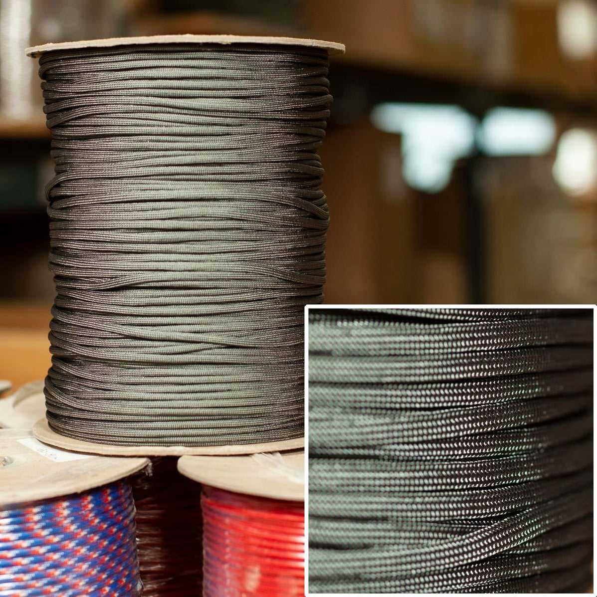 550 Paracord in Foliage Green - 1000' Spool — Knot & Rope Supply