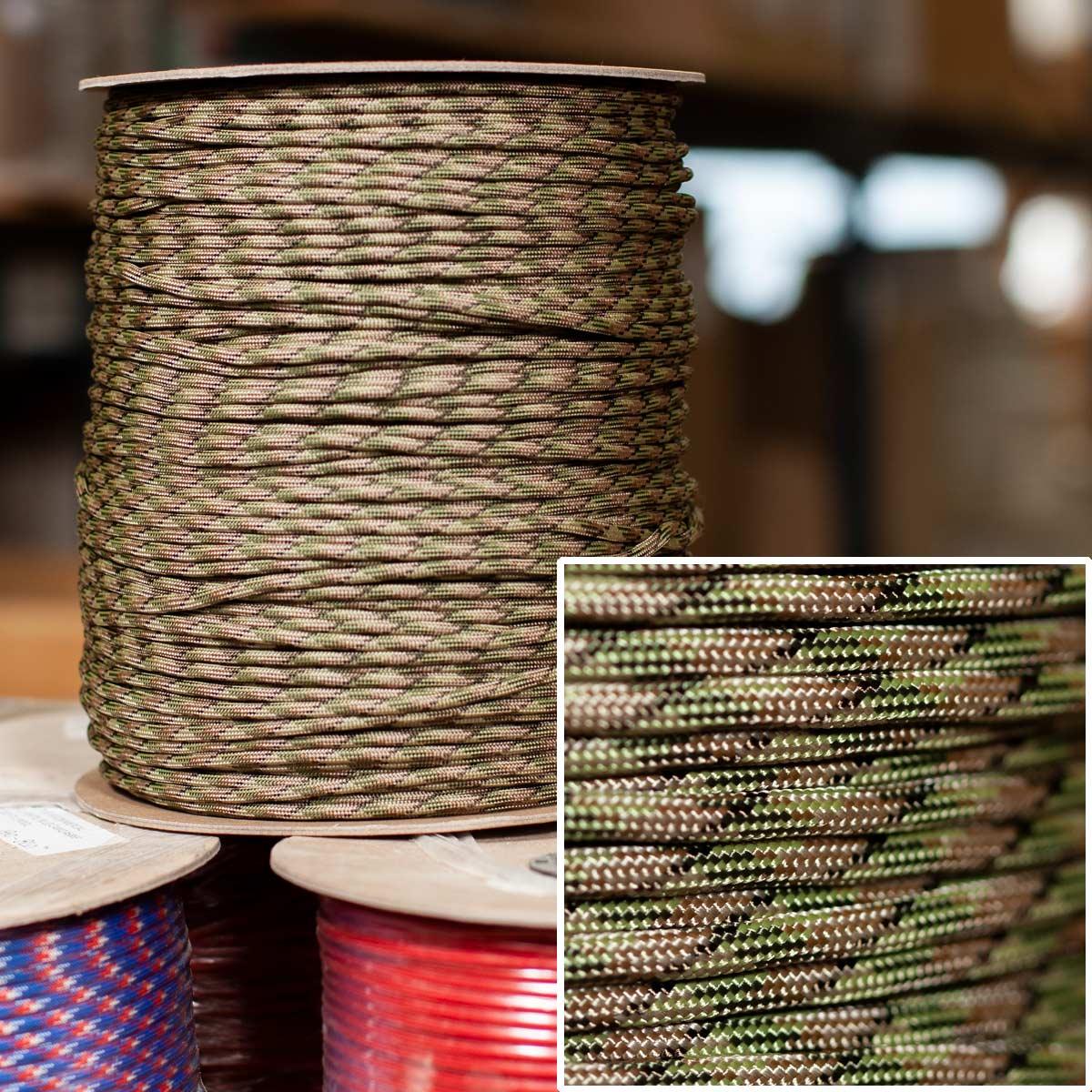 550 Paracord in Multi Camo - 1000' Spool — Knot & Rope Supply