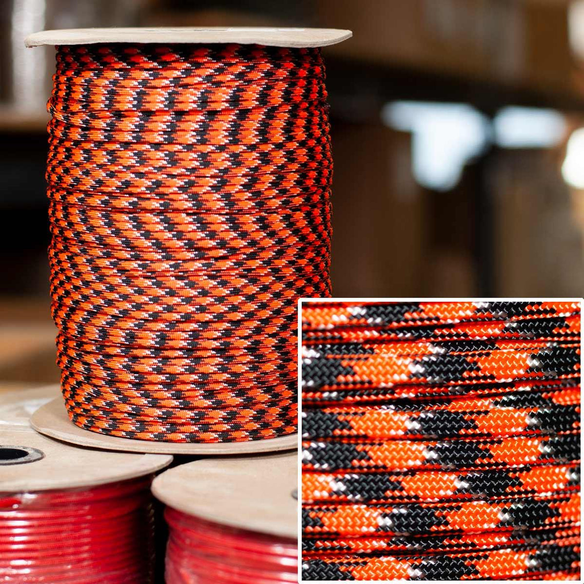 550 Paracord in Orange Your Happy - 1000' Spool — Knot & Rope Supply