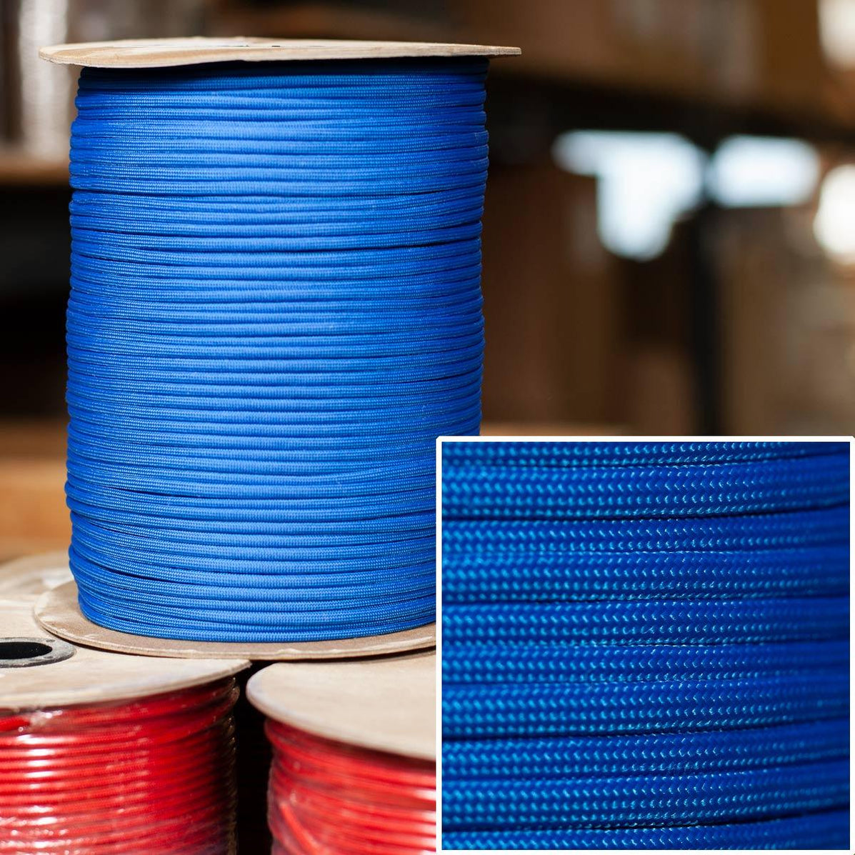 550 Paracord in Royal Blue - 1000' Spool — Knot & Rope Supply