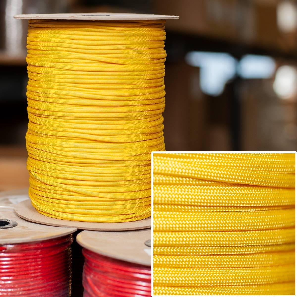 550 Paracord in F.S. Yellow — Knot & Rope Supply